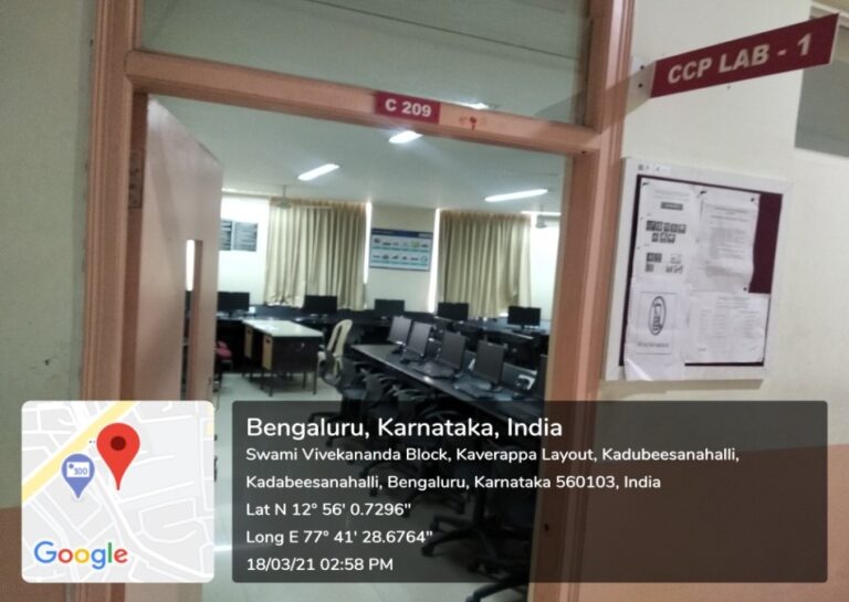 Infrastructure – Top Computer Science Engineering College in Bangalore